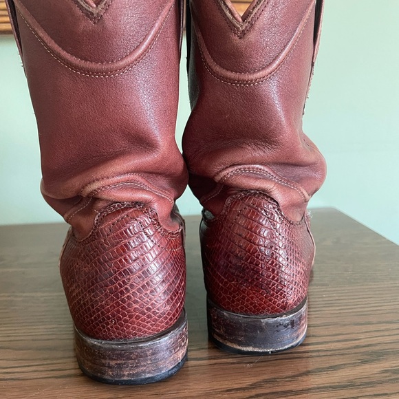 Tecovas | Shoes | Vintage Lizard Skin Roper Boots | Poshmark